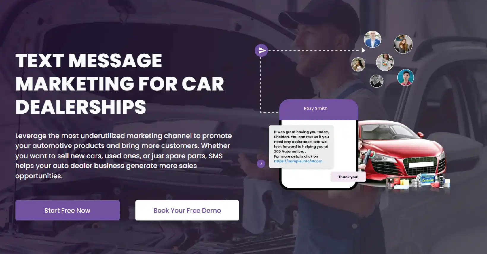 Text Message Marketing for Car Dealerships | Textdrip