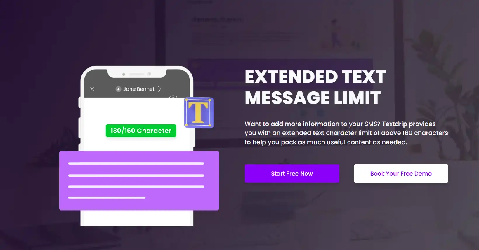 Extended Text Message Limit | Textdrip SMS Marketing Software