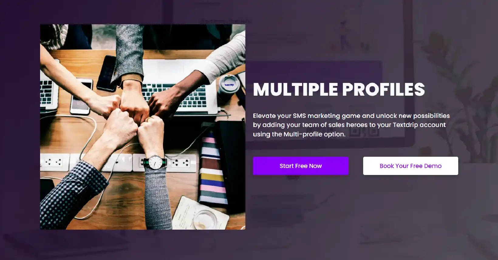 Multi Profile User | Textdrip Features