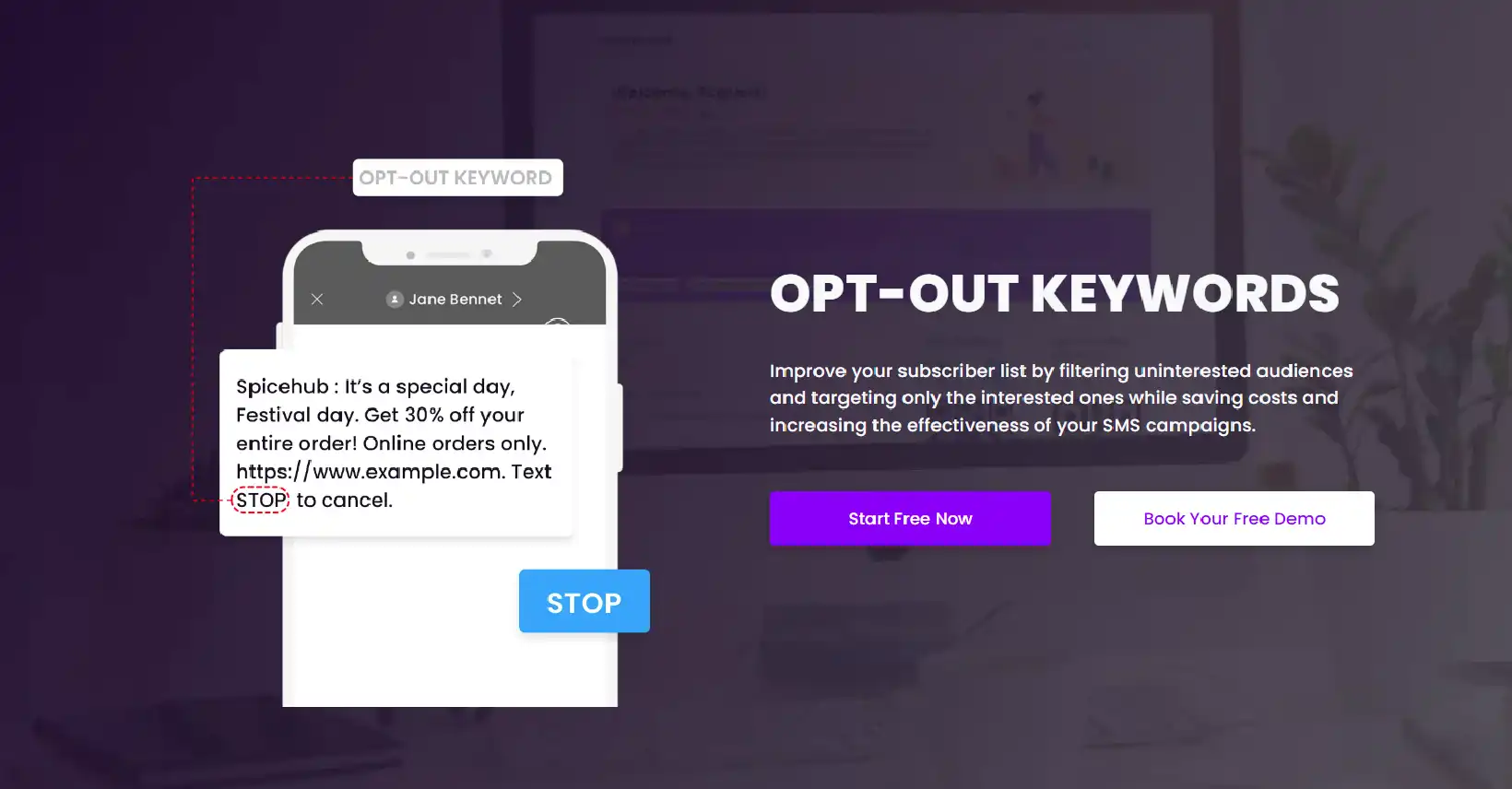 Custom Opt-Out Words for 10 DLC Compliance | Opt-Out Keyword - Textdrip