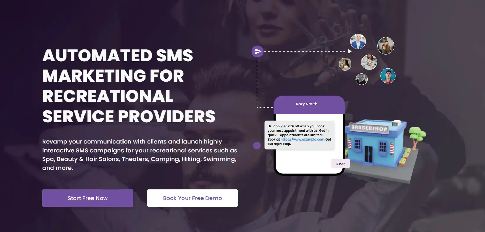SMS Marketing for Salon & Spa Services | Textdrip